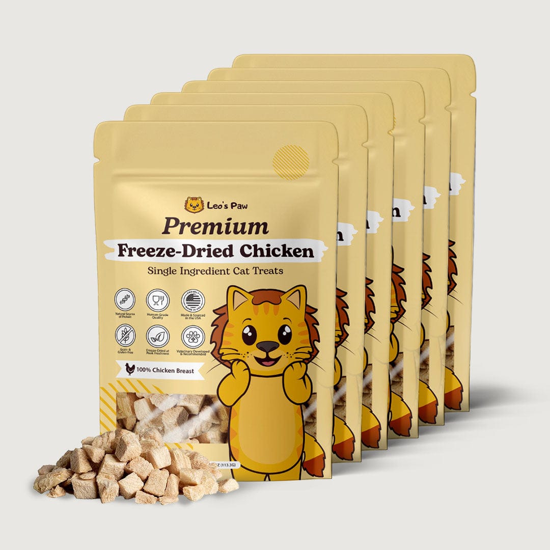 Freeze Dried Chicken Treats (6-Pack) – Leos paw